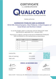 Qualicoat & Interpon Approved Applicator | Sherwood Stainless ...